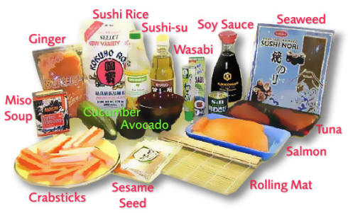 D I Y SUSHI: Japanese Sushi Ingredients